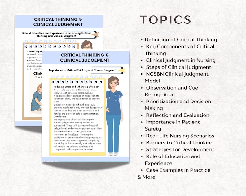 Nursing Critical Thinking Review Study Guide - Designed to Help You Ace ...