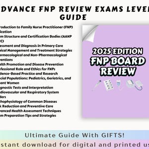 UPDATED for 2025! FNP Exam Review, Fnp Exam Review, FNP Board Review ...