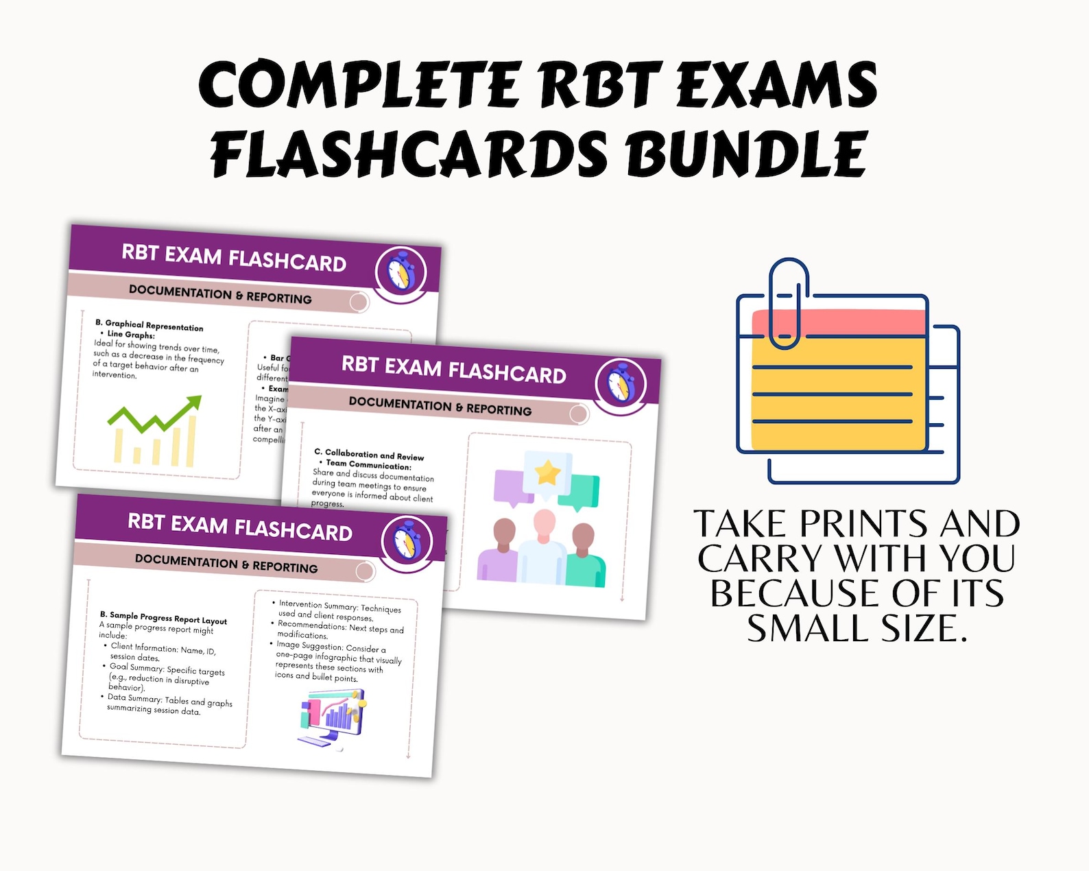 100+ RBT Exam Flashcards, Printable, Registered Behavior Technician ...
