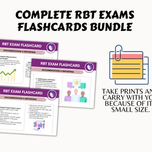 100+ RBT Exam Flashcards, Printable, Registered Behavior Technician ...