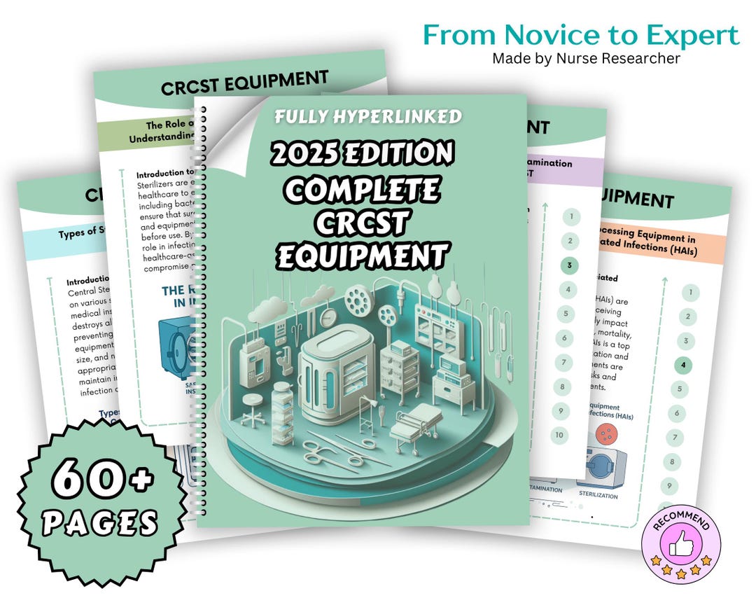 CRCST Equipment Hyperlinked, CRCST Study Guide, 9th Edition, Sterile ...