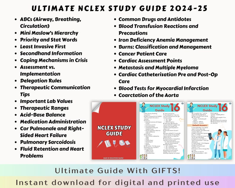 Next Gen NCLEX Study Guide 2024, Ultimate NCLEX Study Guide for the New ...