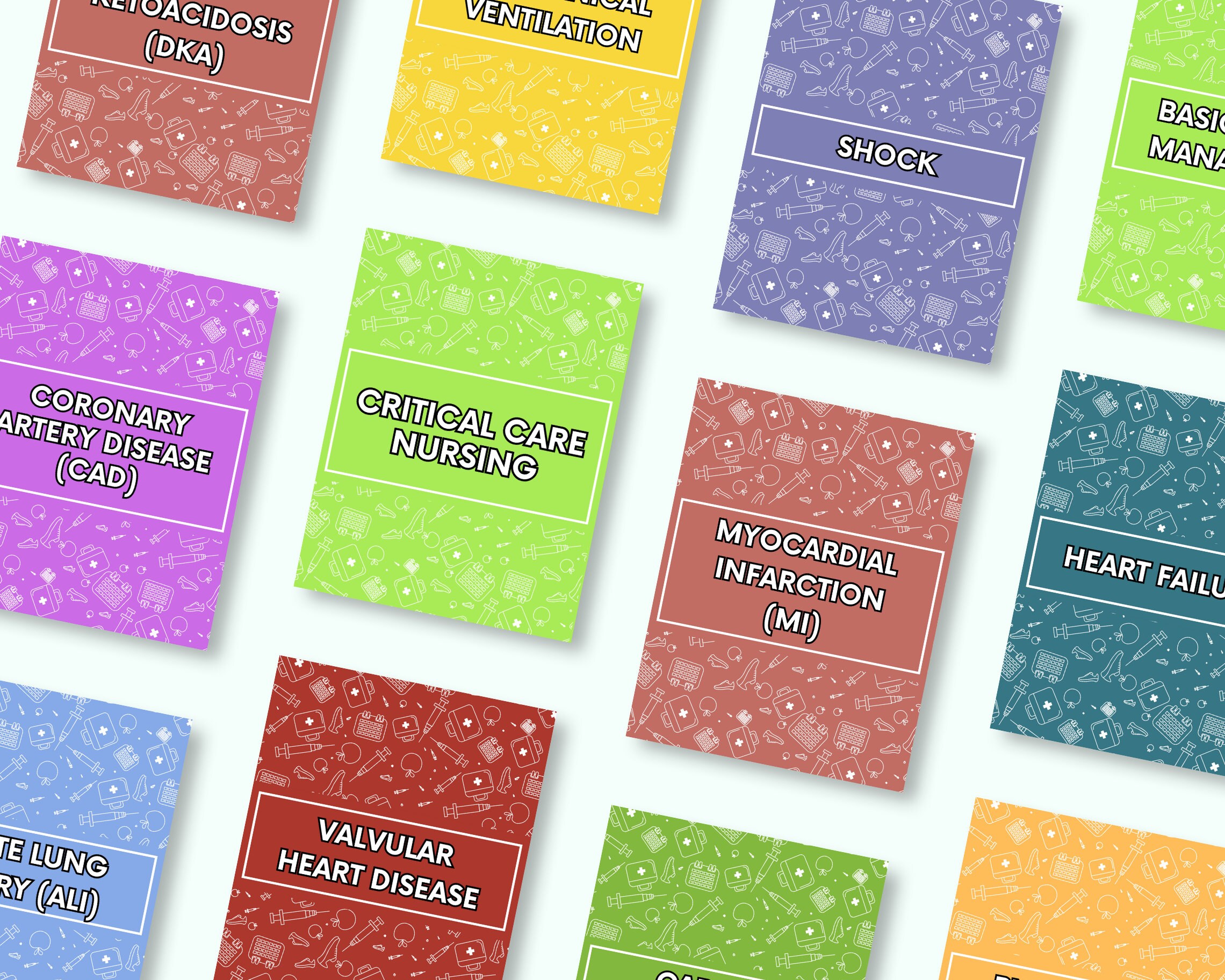 Critical Care Nursing 2024 Edition, ICU Study Guide, Med Surg, Nursing ...