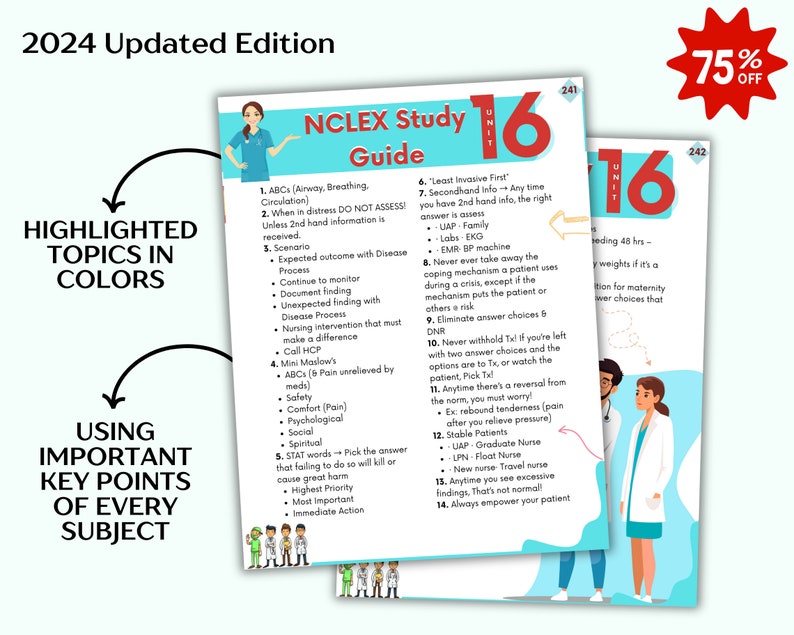 Next Gen NCLEX Study Guide 2024, Ultimate NCLEX Study Guide for the New ...
