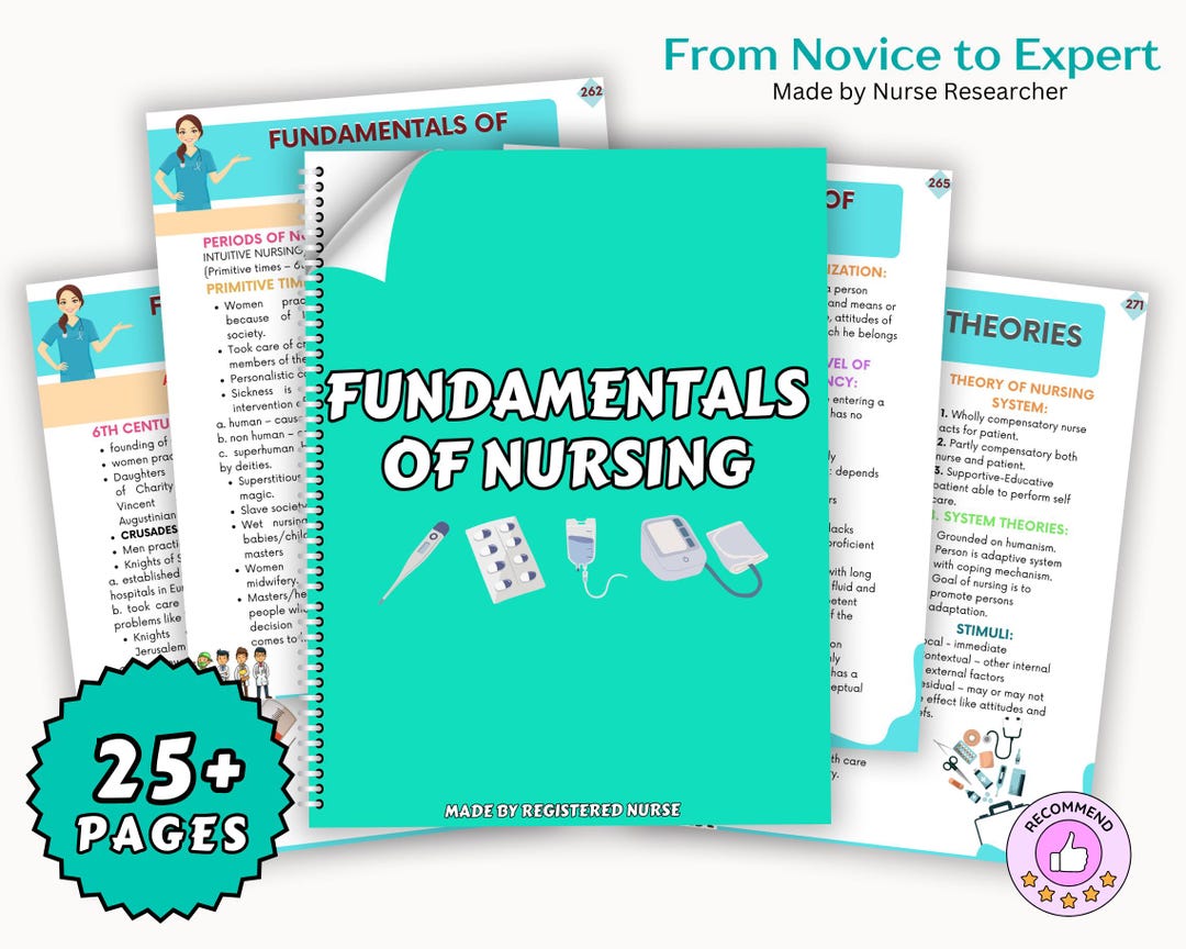 Complete Fundamental Nursing Bundle, Nursing Study Guide, Nursing ...
