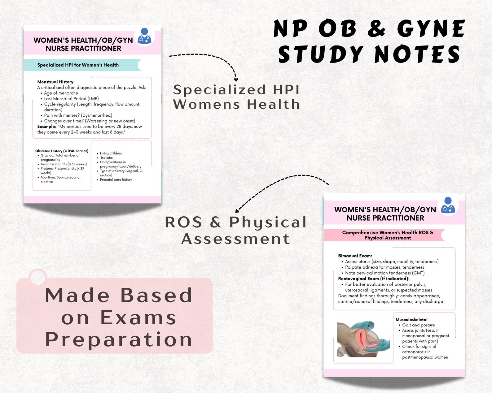 NP Women's Health OB Gyn Nurse Practitioner Quick Clinical Guide & Study Reference, Fnp Study ...