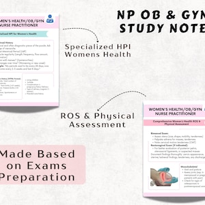 NP Women's Health OB Gyn Nurse Practitioner Quick Clinical Guide ...
