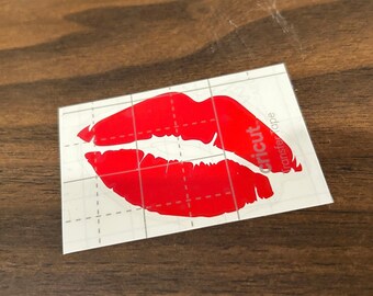 Kiss Vinyl Decal - Etsy