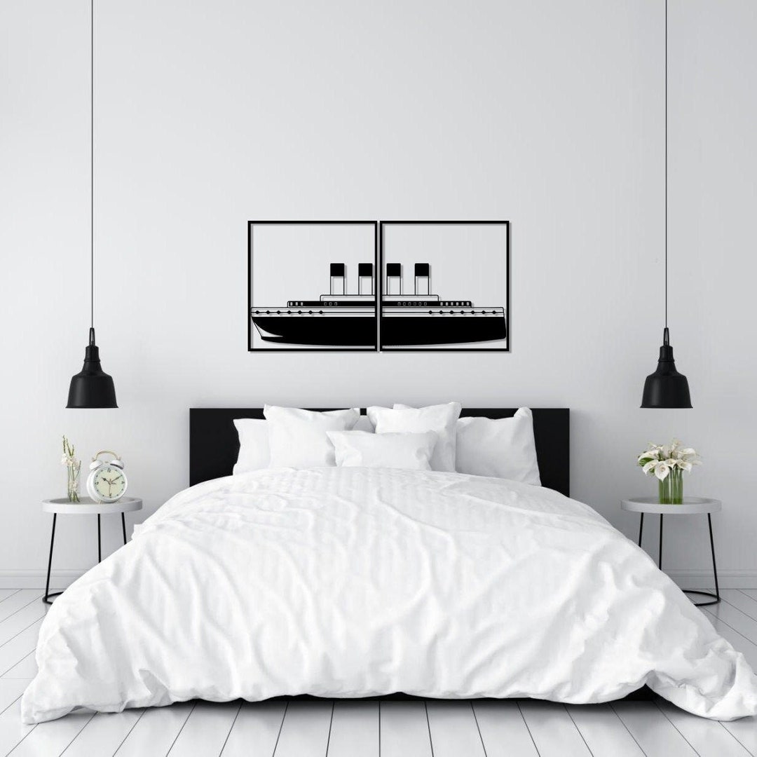 Titanic Metal Wall Art 2 Titanic, Home Decore, Historical, Ship ...