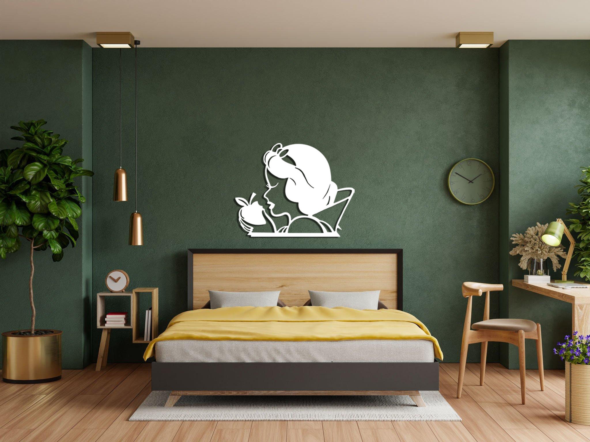 Snow White Metal Wall Art Disney Wall Decor Disney Wall - Etsy