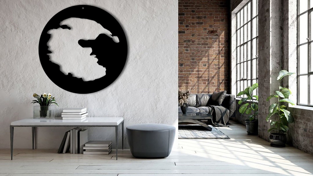 PANGEA Metal Wall Art, Pangea Continent, Wall Decor, Metal Decor ...
