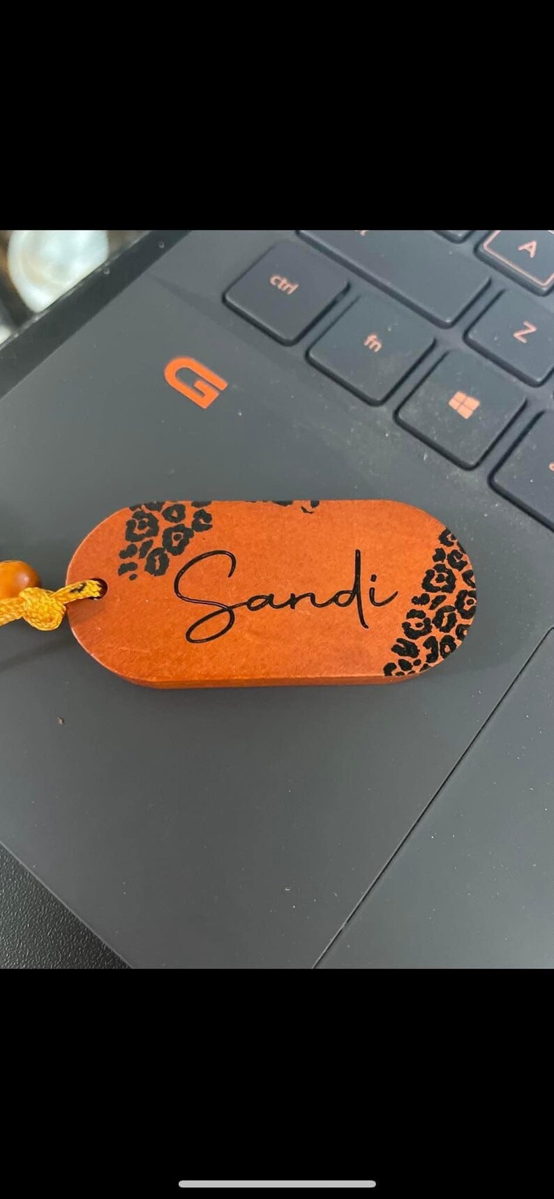 Personalized Laser Engraved Wood Keychain - Etsy