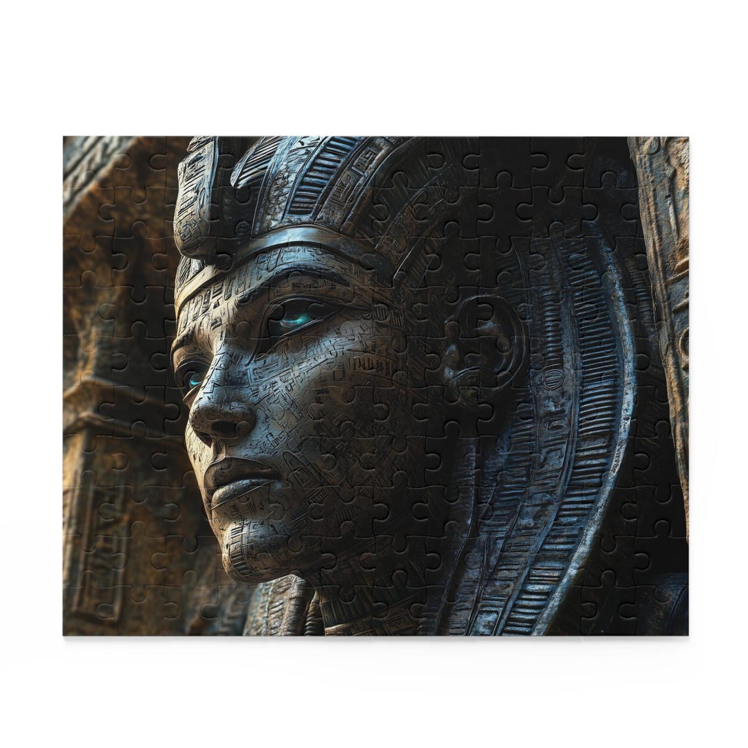Puzzle, Ancient Egyptian Puzzle, Fantasy Pharaoh Jigsaw, Mythical King ...