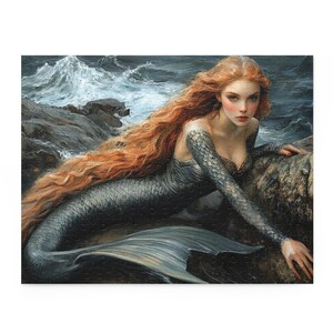 Mermaid Puzzle the Enchantress of the Waves - Siren of the Tempest ...