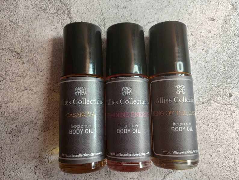 FRAGRANCE BODY OIL - Etsy