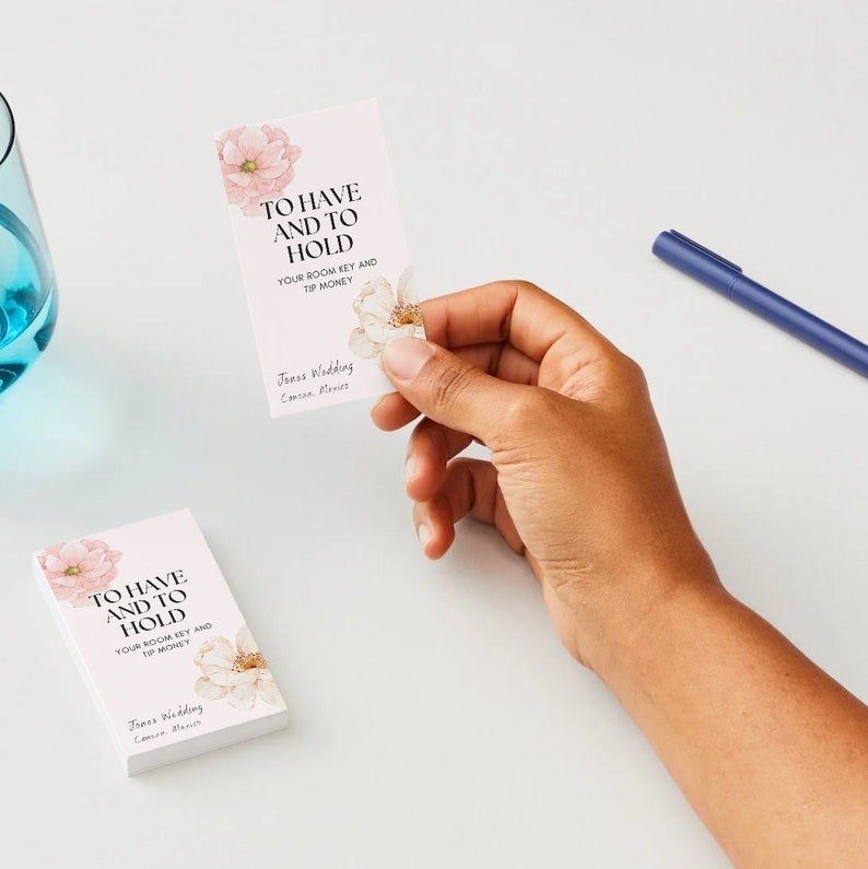 Wedding Hotel Room Key Card, to Have and to Hold, Destination Wedding ...