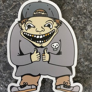 CREEPER - Creepy Guy Vinyl Sticker and Laptop Decal - Etsy