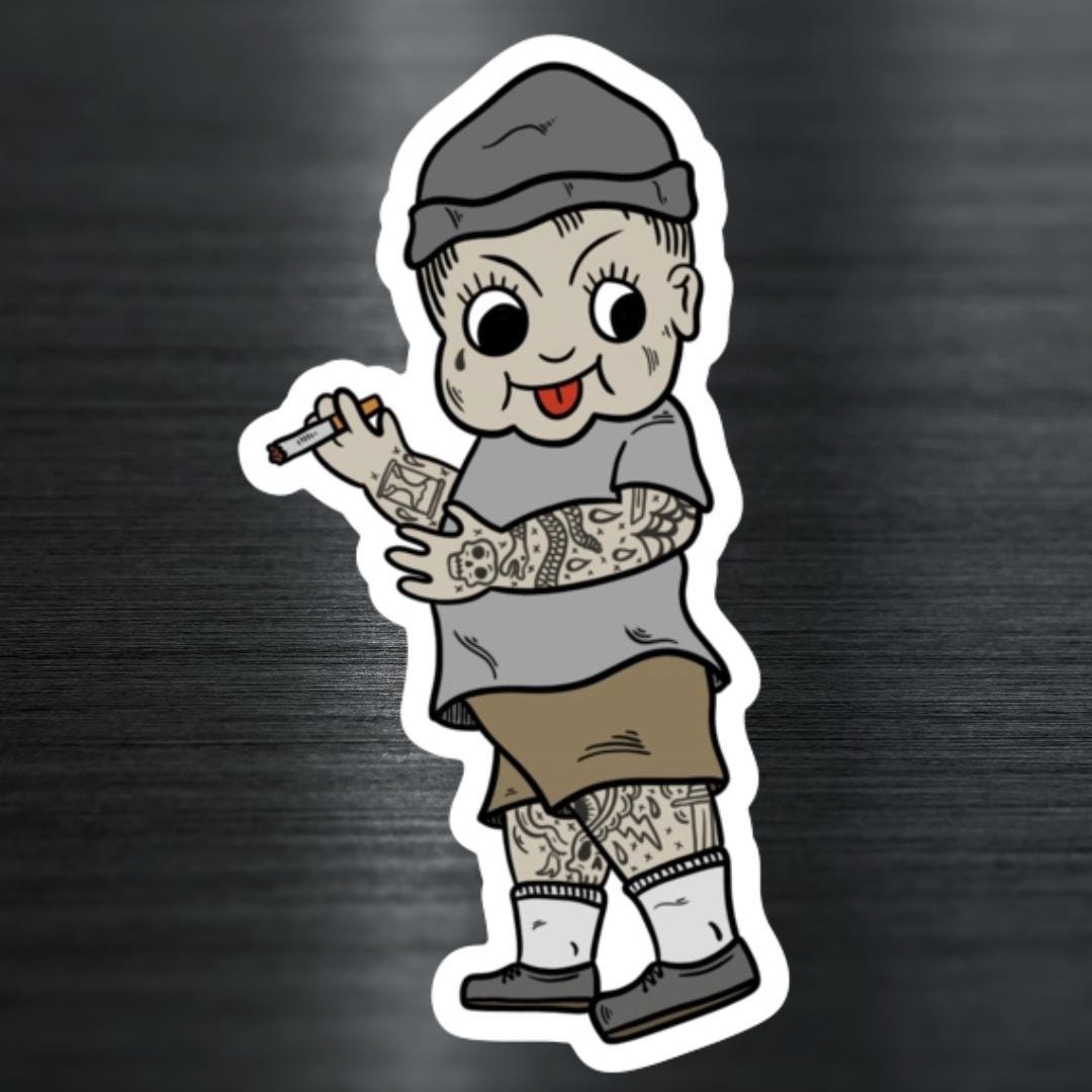 BABYFACE Vinyl Sticker - Etsy
