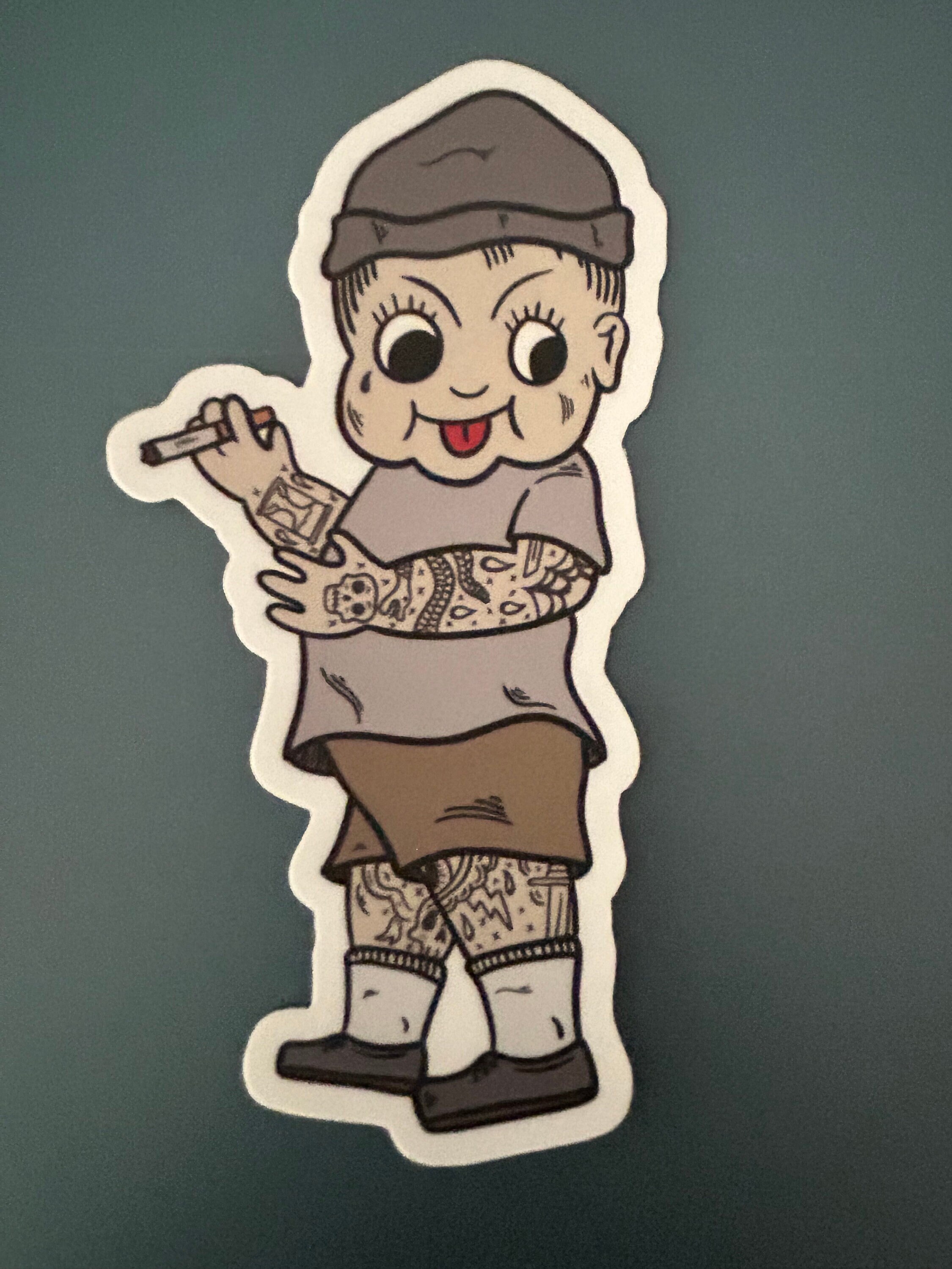 BABYFACE Vinyl Sticker - Etsy