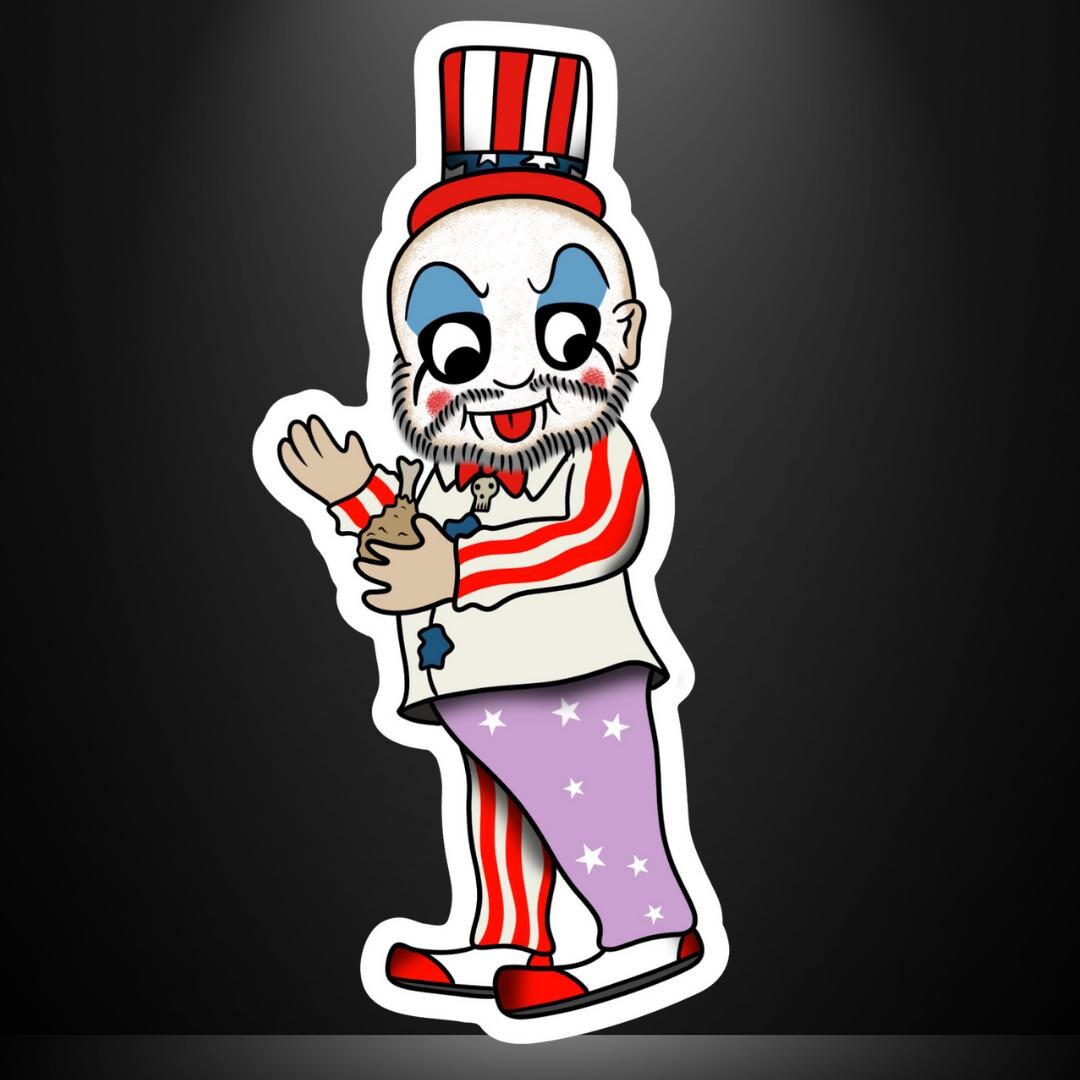 CAPTAIN Spaulding Vinyl Sticker - Etsy