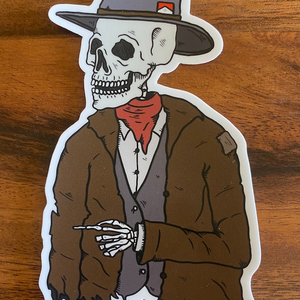 Skeleton Sticker - Etsy