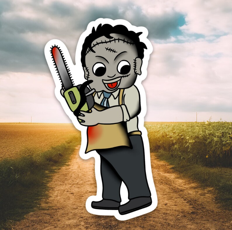 LEATHERFACE Sticker - Etsy