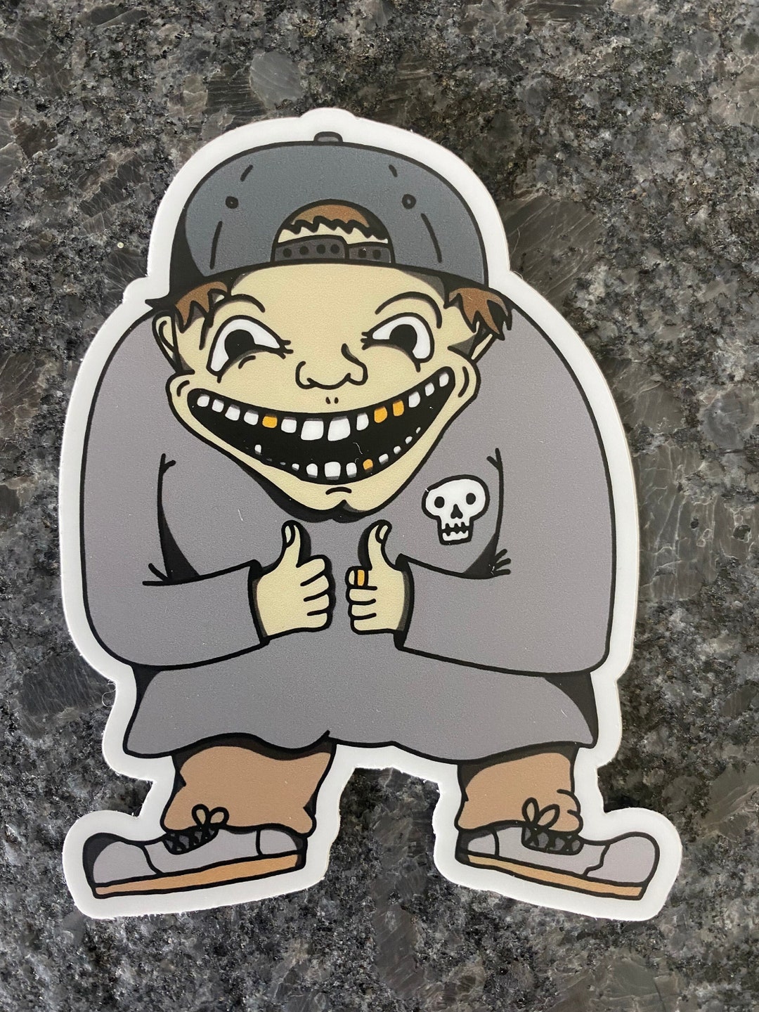 CREEPER - Creepy Guy Vinyl Sticker and Laptop Decal - Etsy