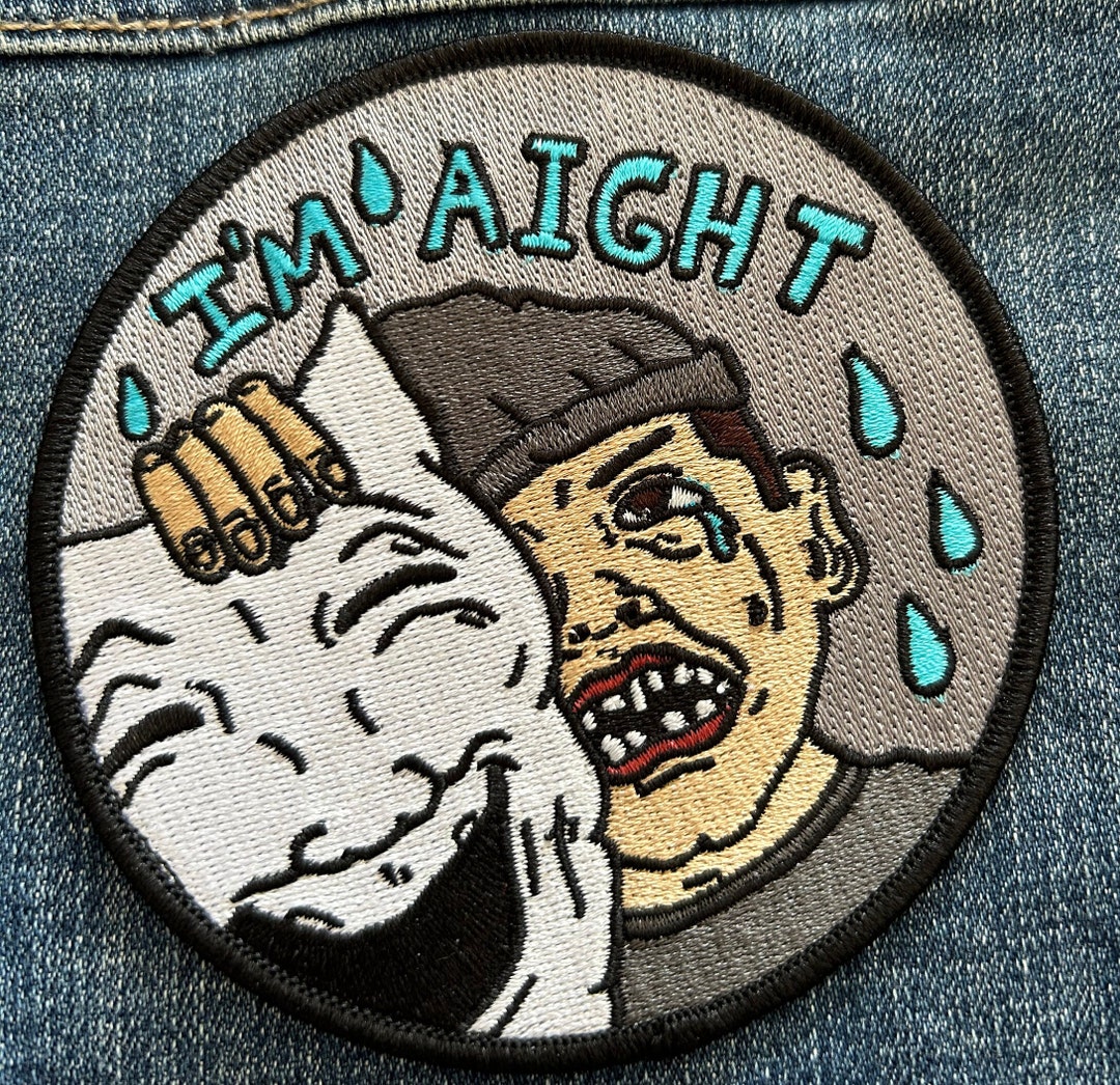 I'M AIGHT Iron-on Patch - Etsy
