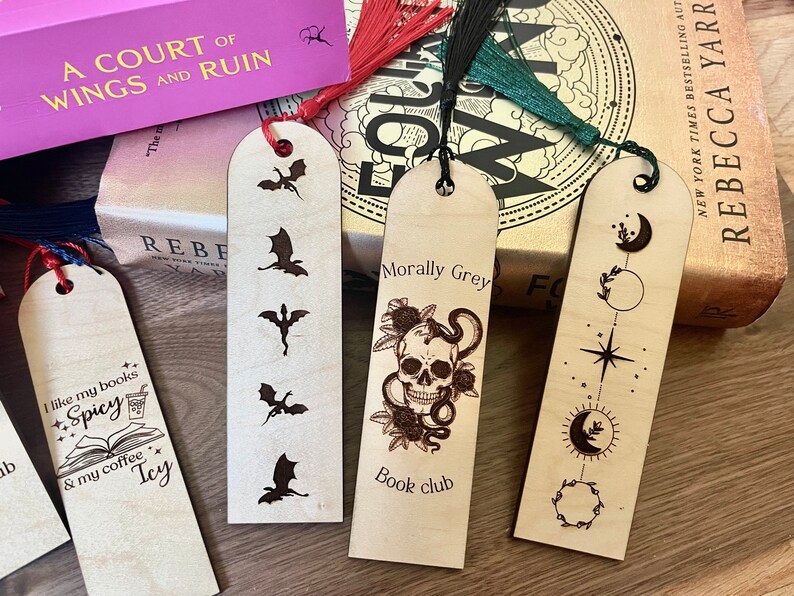 Trendy Booktok Inspired Bookmark Collection - Gift for Book Lovers - Etsy
