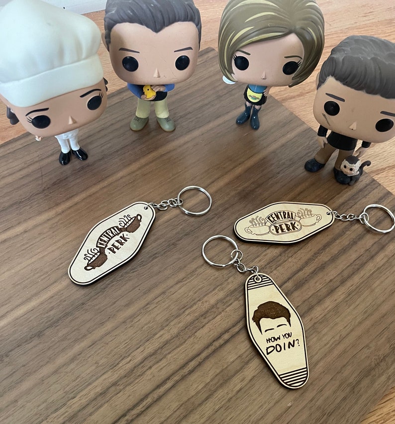 Friends Tv Show Inspired Keychains, Friends TV Show Gifts, Chandler ...