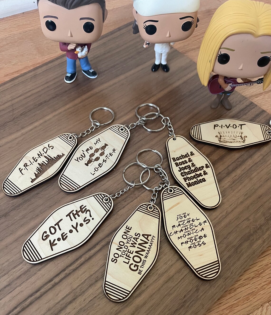Friends Tv Show Inspired Keychains Friends TV Show Gifts - Etsy