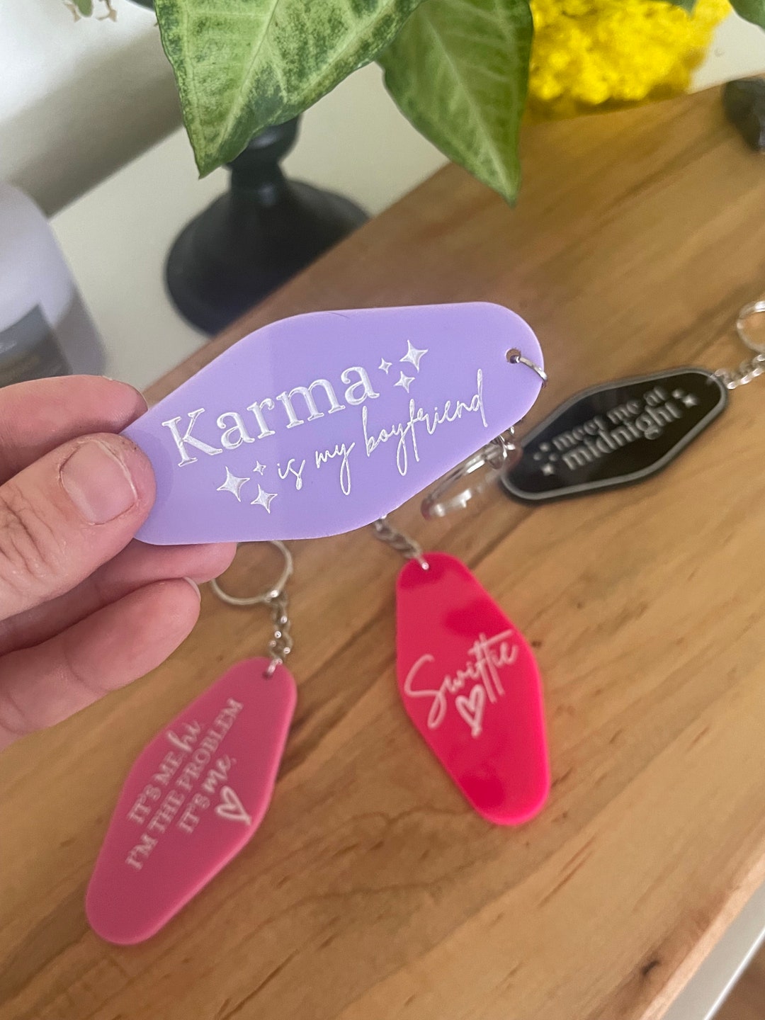Taylor Swift Inspired Hotel Keychains, Swiftie Keychains, Meet Me at ...
