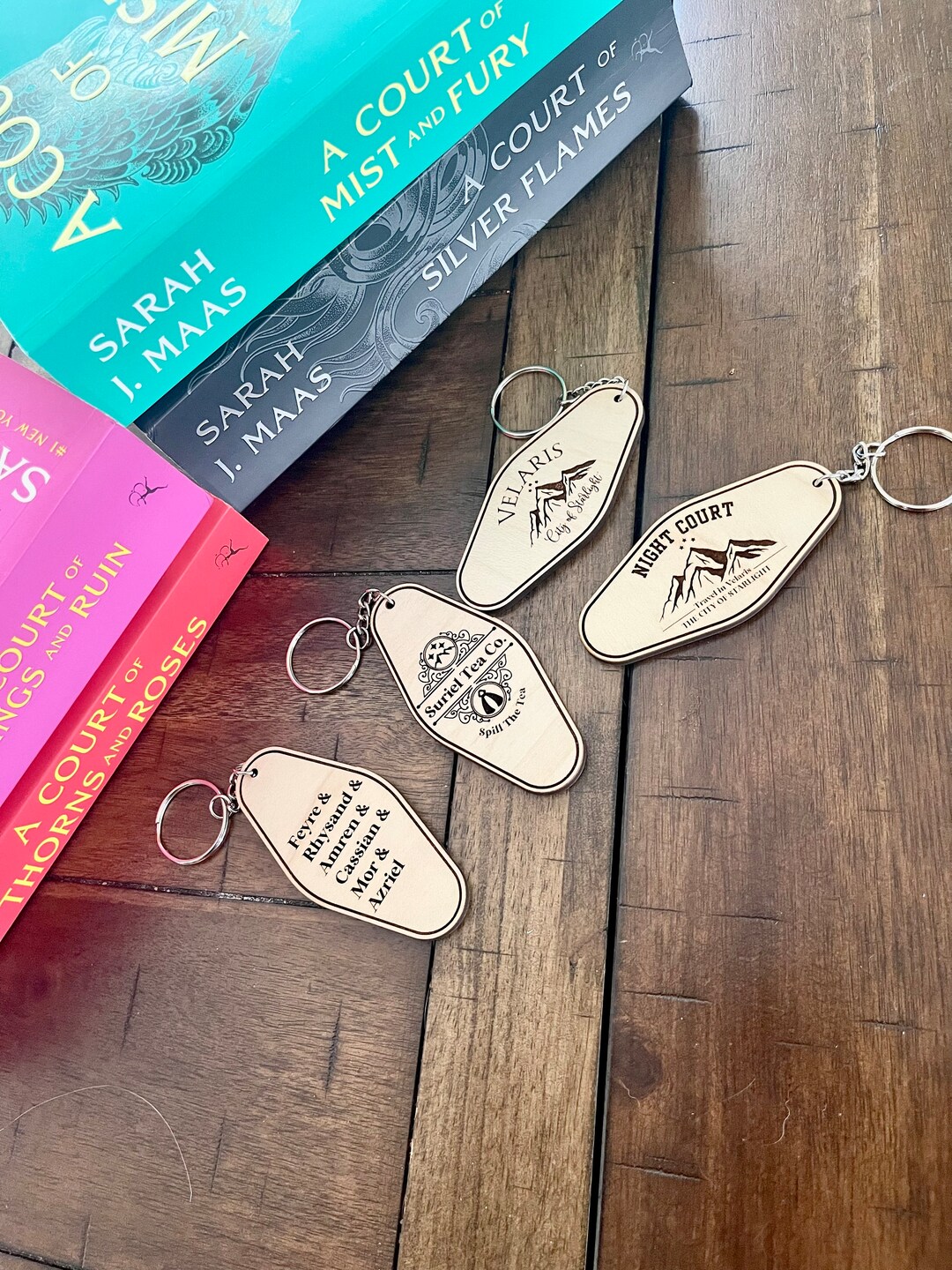 ACOTAR Inspired Hotel Keychains, ACOTAR Inspired Merch, Booktok ACOTAR ...