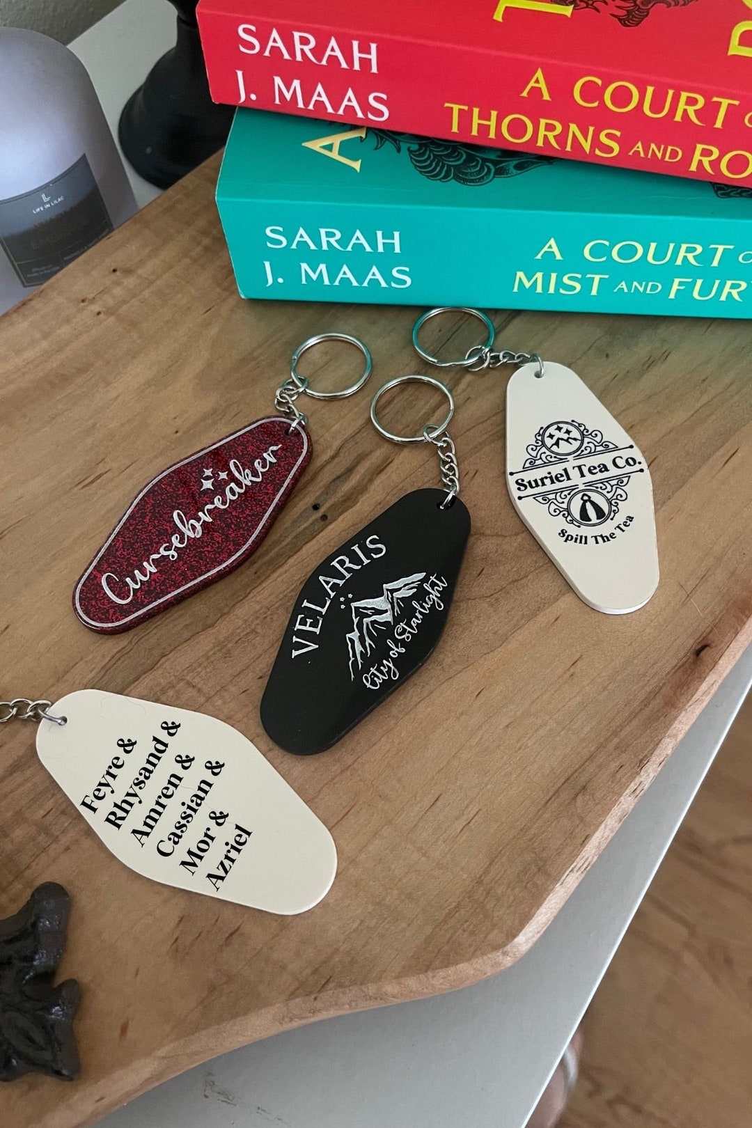 ACOTAR Inspired Hotel Keychains, ACOTAR Inspired Merch, Booktok ACOTAR ...