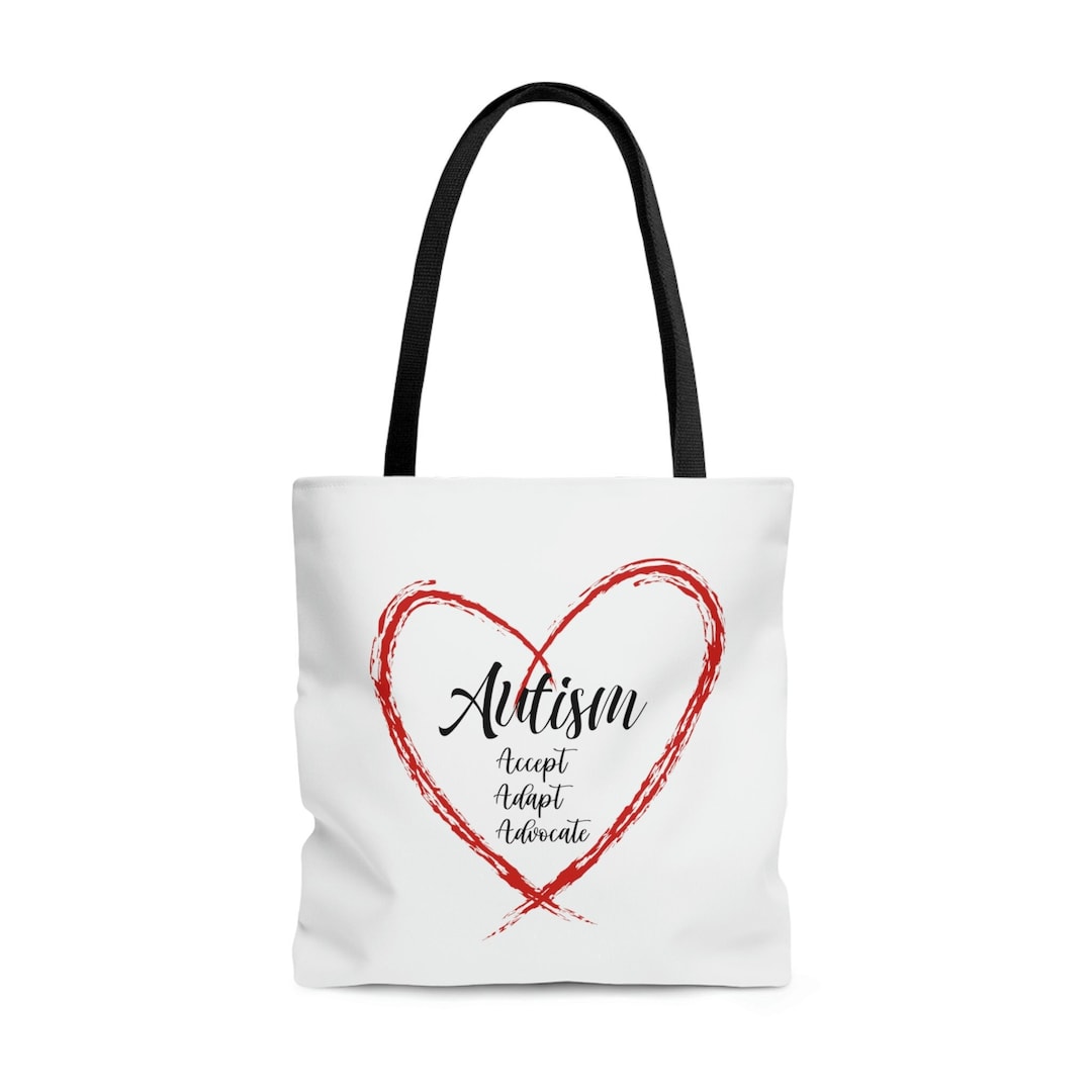 Advocate for Autism Tote, Autism Awareness Bag, Teacher Autism Tote ...