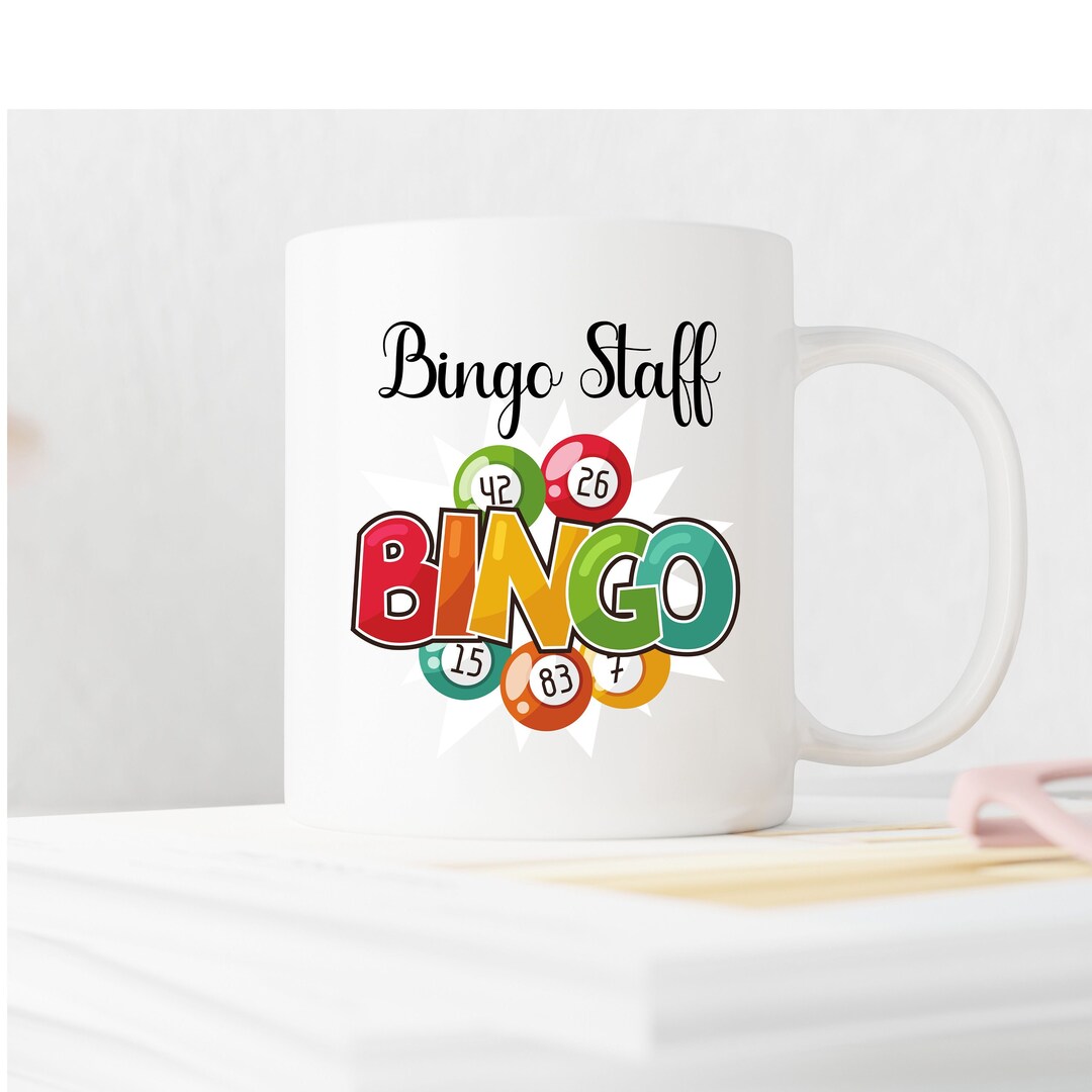 Bingo Staff, Cool Bingo Mug, Bingo Worker, Bingo Coffee Mug, Bingo ...