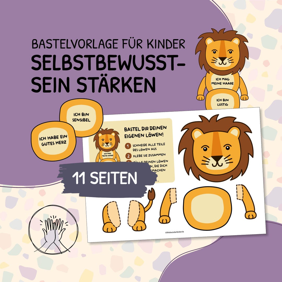 Strengthen Self-confidence, Resources, Craft Template for Children ...