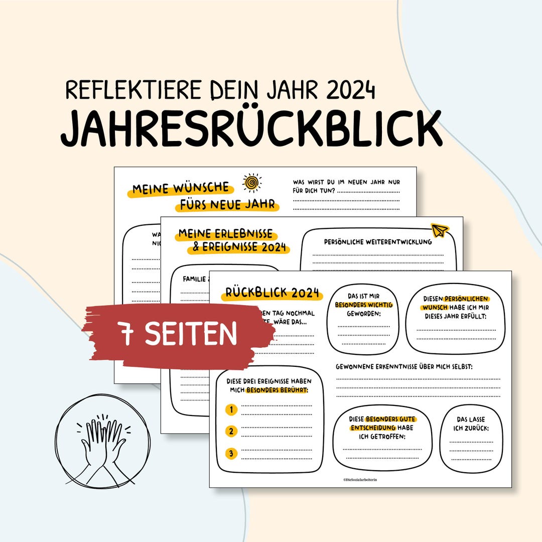 Self-reflection Annual Review Resolutions New Year's Eve Annual ...