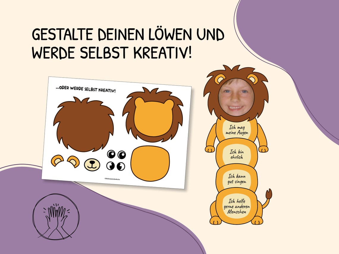 Strengthen Self-confidence, Resources, Craft Template for Children ...