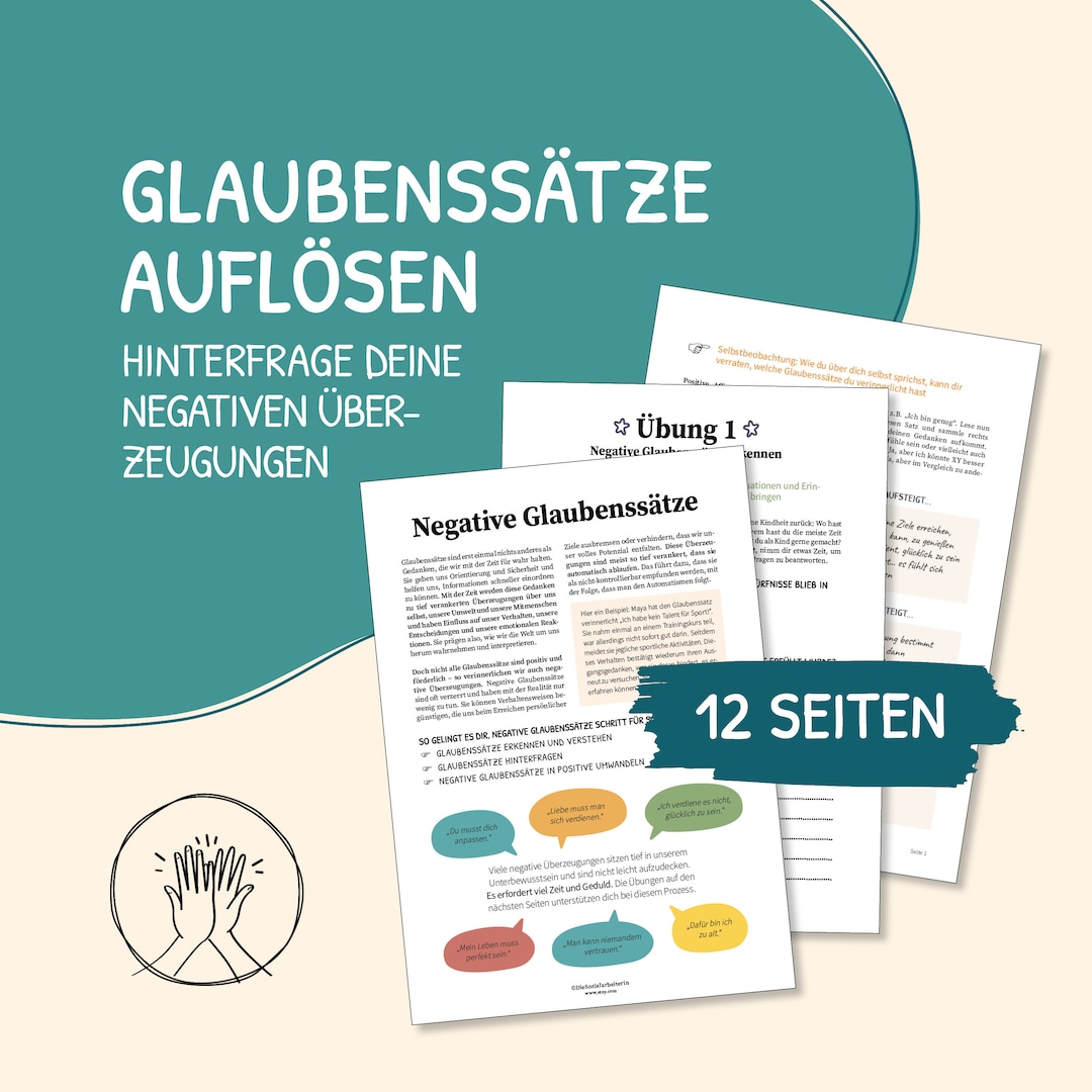 Negative Glaubenssätze auflösen, Glaubenssätze erkennen, negative ...