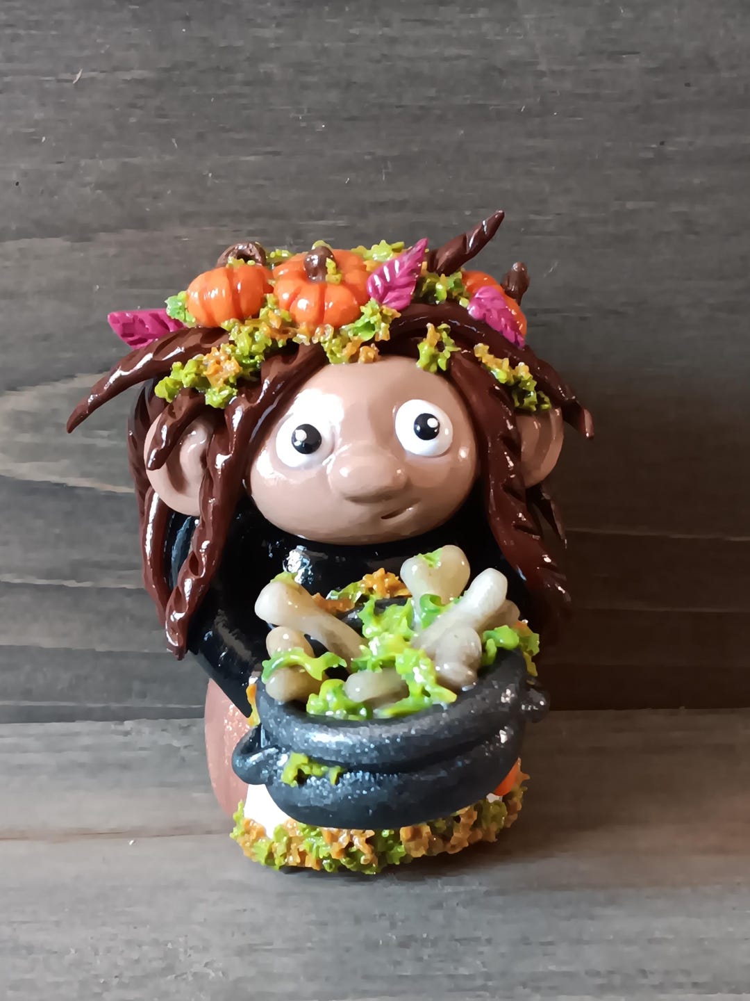 Troll, Norwegian Troll, Clay Troll, Handmade Troll, Moss, Clay Nature ...
