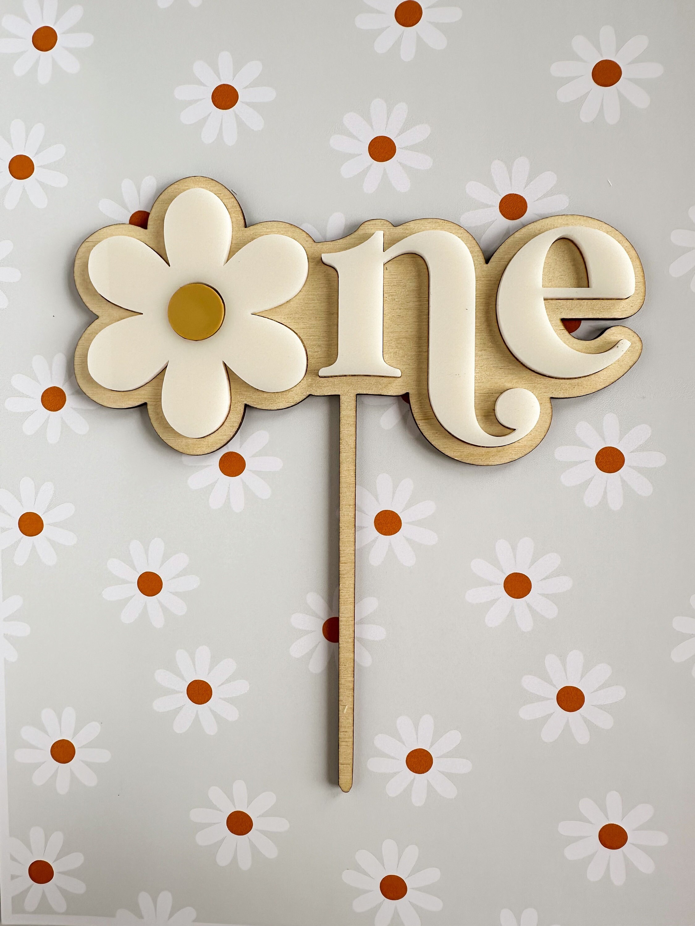 Daisy Cake Topper, First Birthday - Etsy