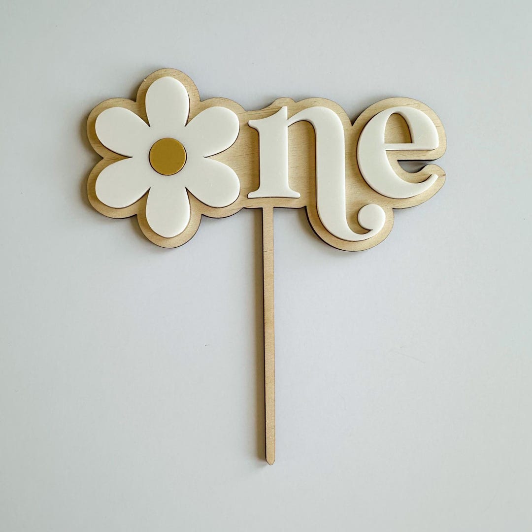 Daisy Cake Topper, First Birthday - Etsy