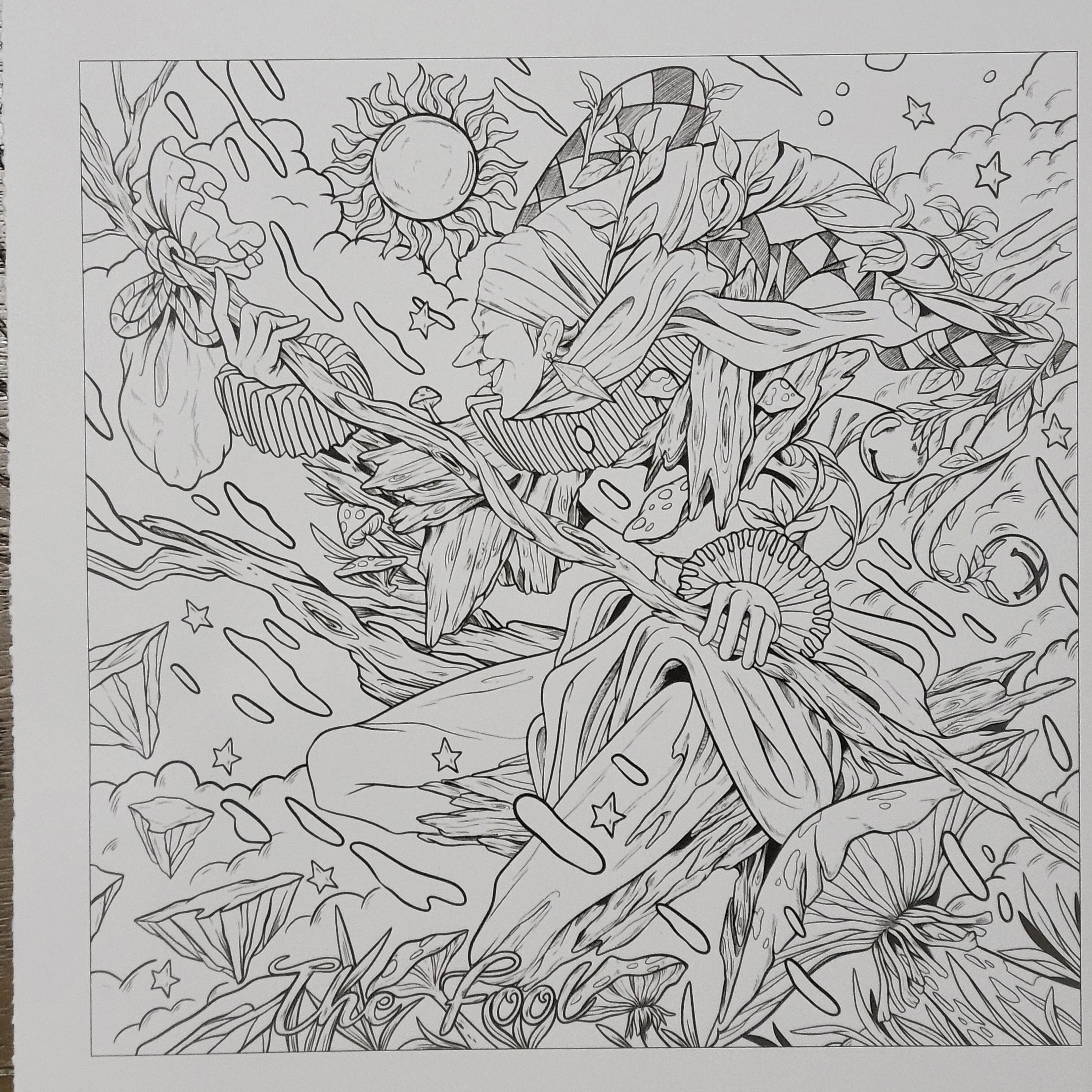 Cosmic Spirit Coloring - Etsy