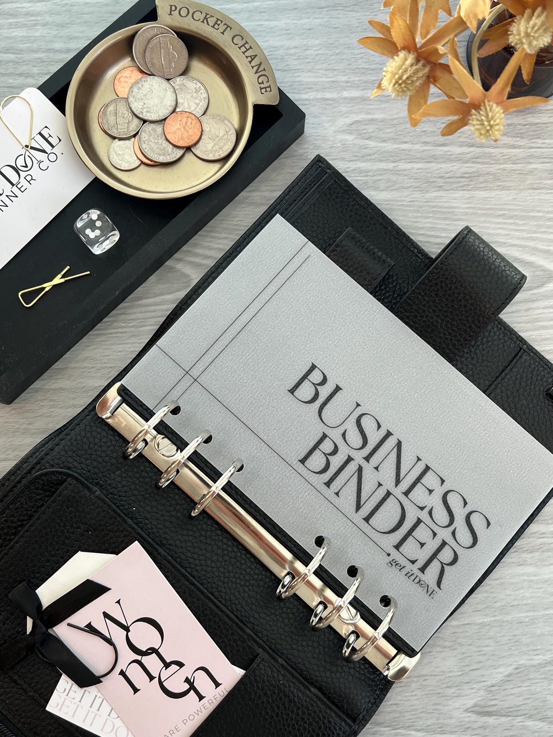 Matte Vellum Business Binder Dashboard – Personal (A6) | ELEVATE ...