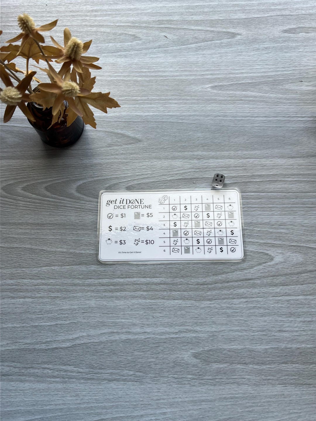 Get It Done Dice Fortune | Sinking Funds & Saving Challenges - Etsy
