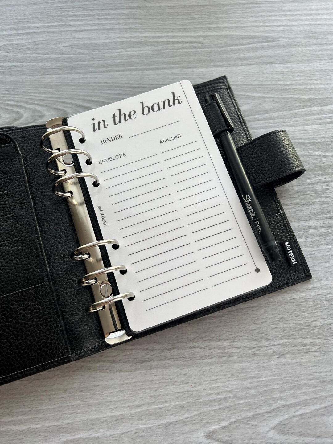In the Bank Dashboard for A6 Personal Binders | Overflow Binder ...