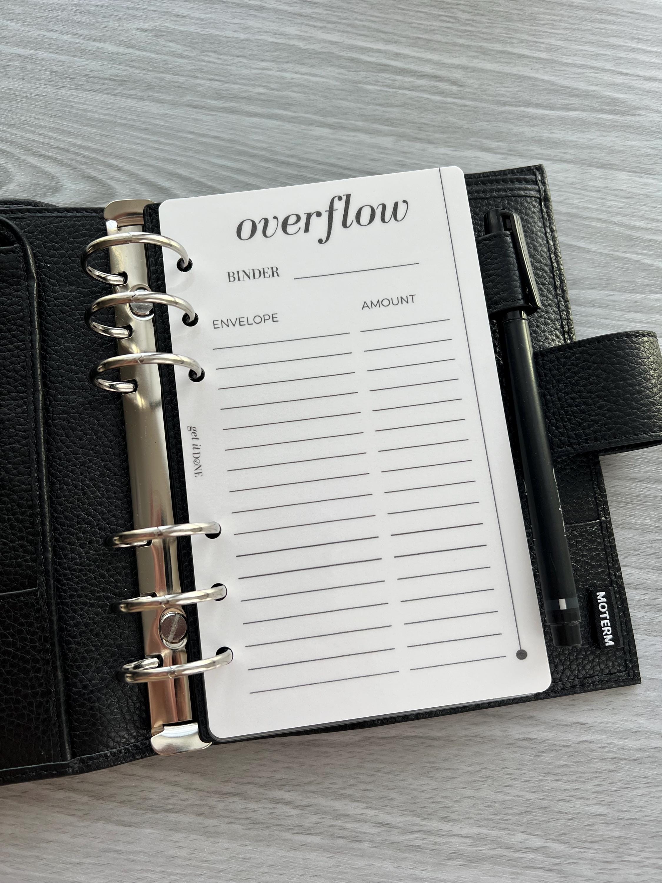 A6 (PERSONAL) Binder Dashboard: in the Bank, Matte Vellum or Cardstock ...