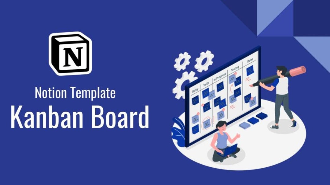 Kanban Board, Notion Template, Project Management Template - Etsy