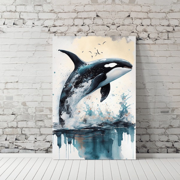 Killer Whale Art - Etsy